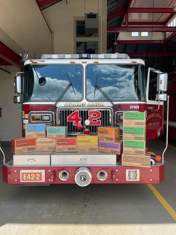 Shoutout to the Mars Girl Scout Troop for the donation of several boxes ...